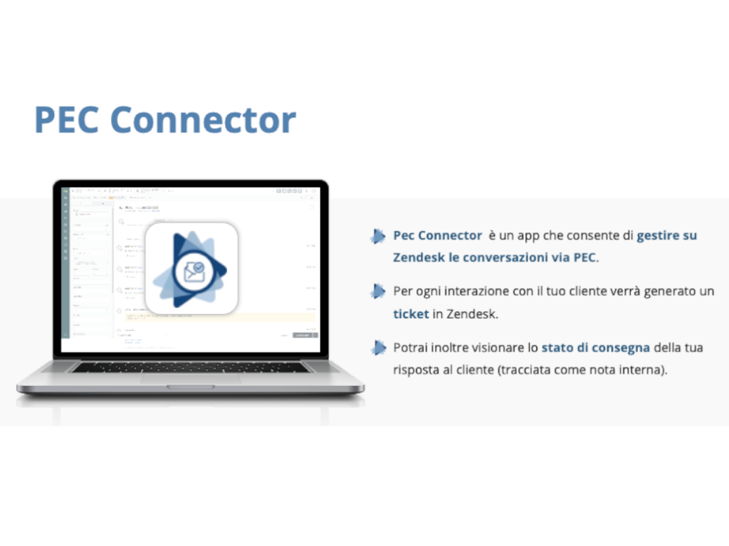 PEC Connector by Be-Simple App Integration with Zendesk Support